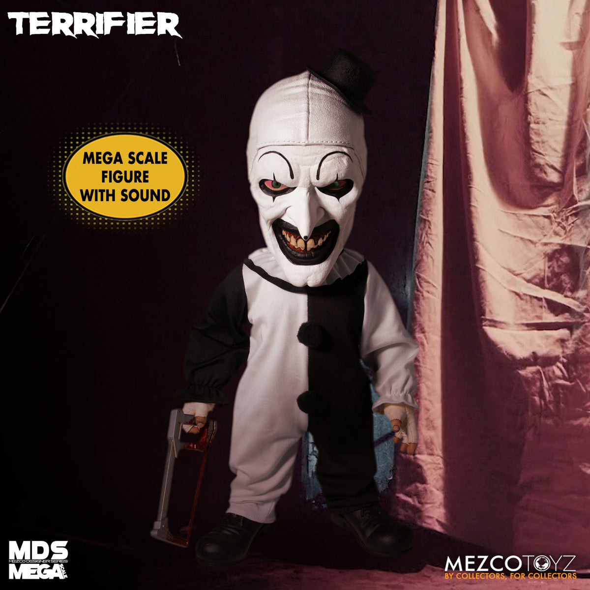 Terrifier Art The Clown 15" MDS Mega Scale Figure With Sound – Comic ...
