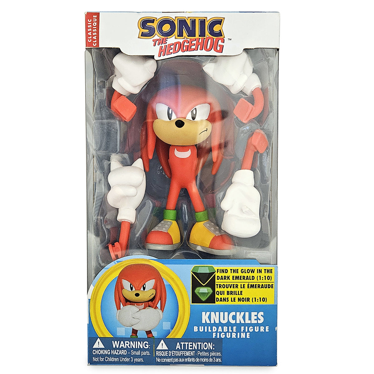 Sonic the Hedgehog Knuckles Buildable Action Figure – Comic Warehouse