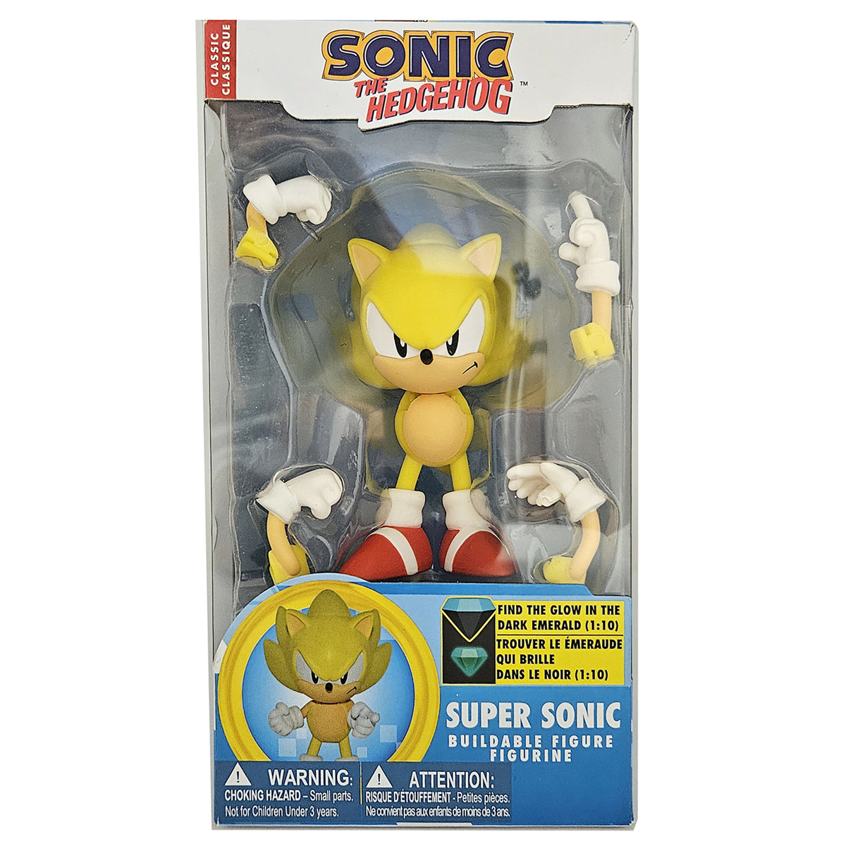 Sonic the Hedgehog Super Sonic Buildable Action Figure – Comic Warehouse
