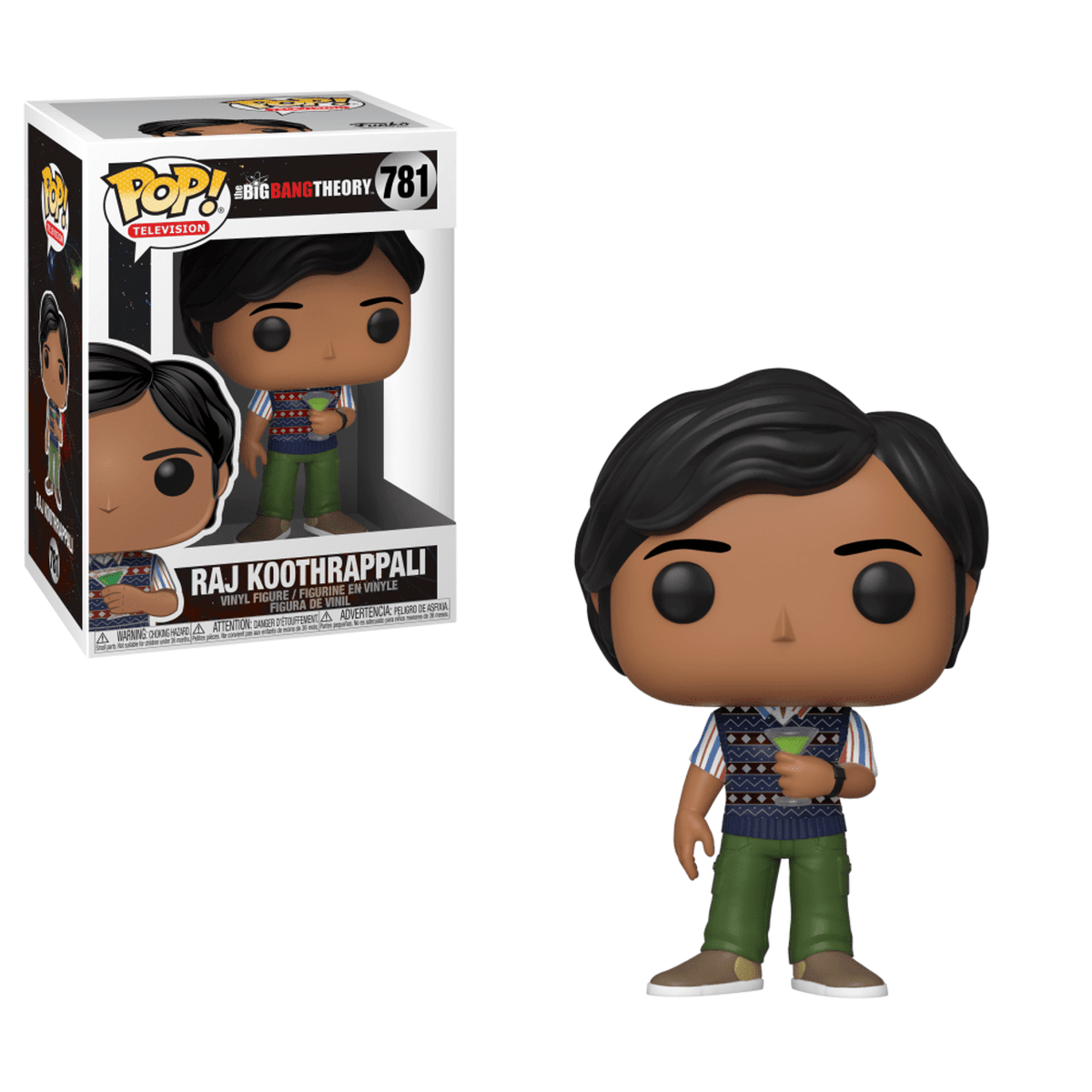 The Big Bang Theory Raj Koothrappali Pop! Vinyl #781 – Comic Warehouse
