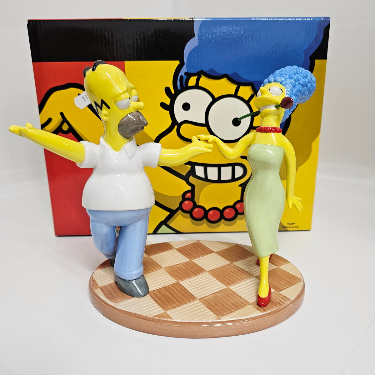 The Simpsons Two To Tango Homer And Marge Coalport Figurine – Comic ...