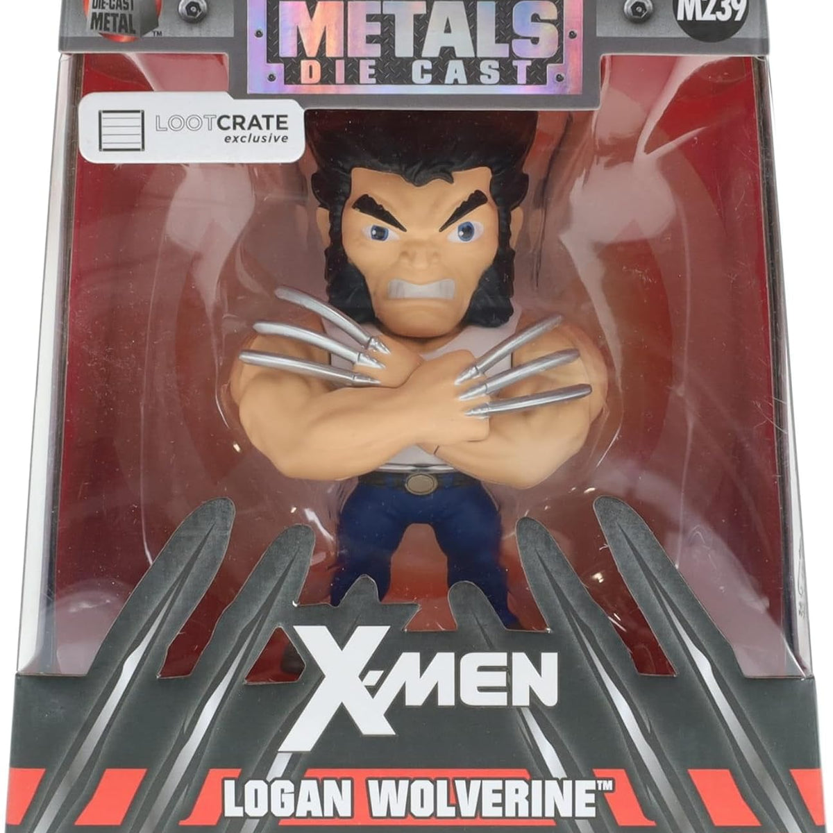 Marvel X-Men Logan Wolverine (Loot Crate Exclusive) Metals Die Cast Fi ...