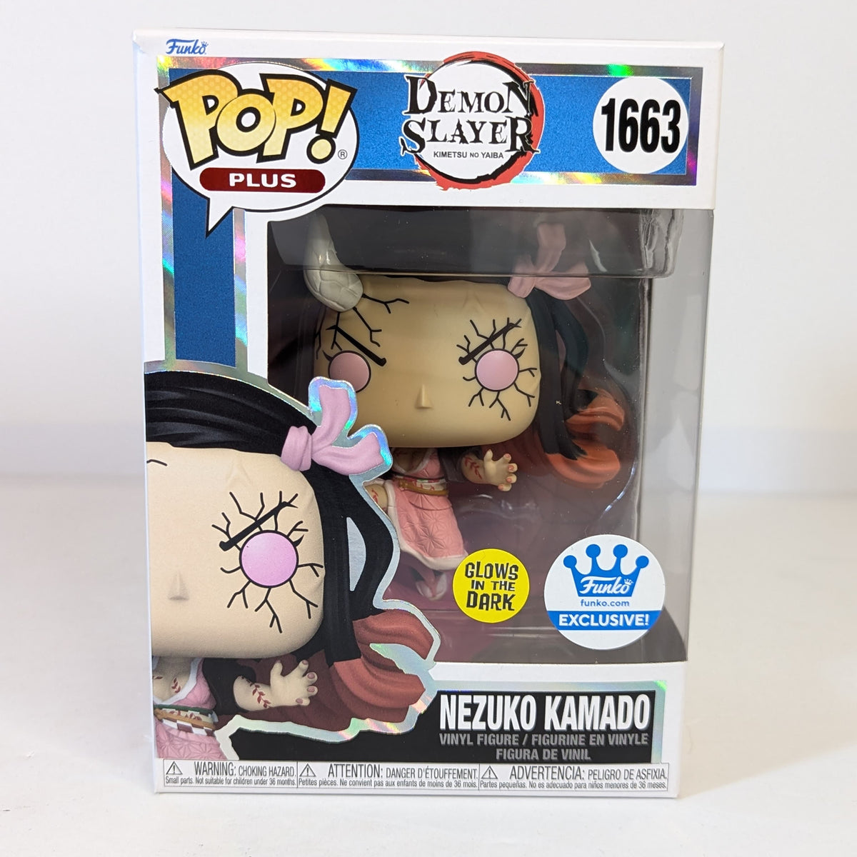Demon Slayer Nezuko Kamado (Blood Art) (Demon Form) (Glow in the Dark ...