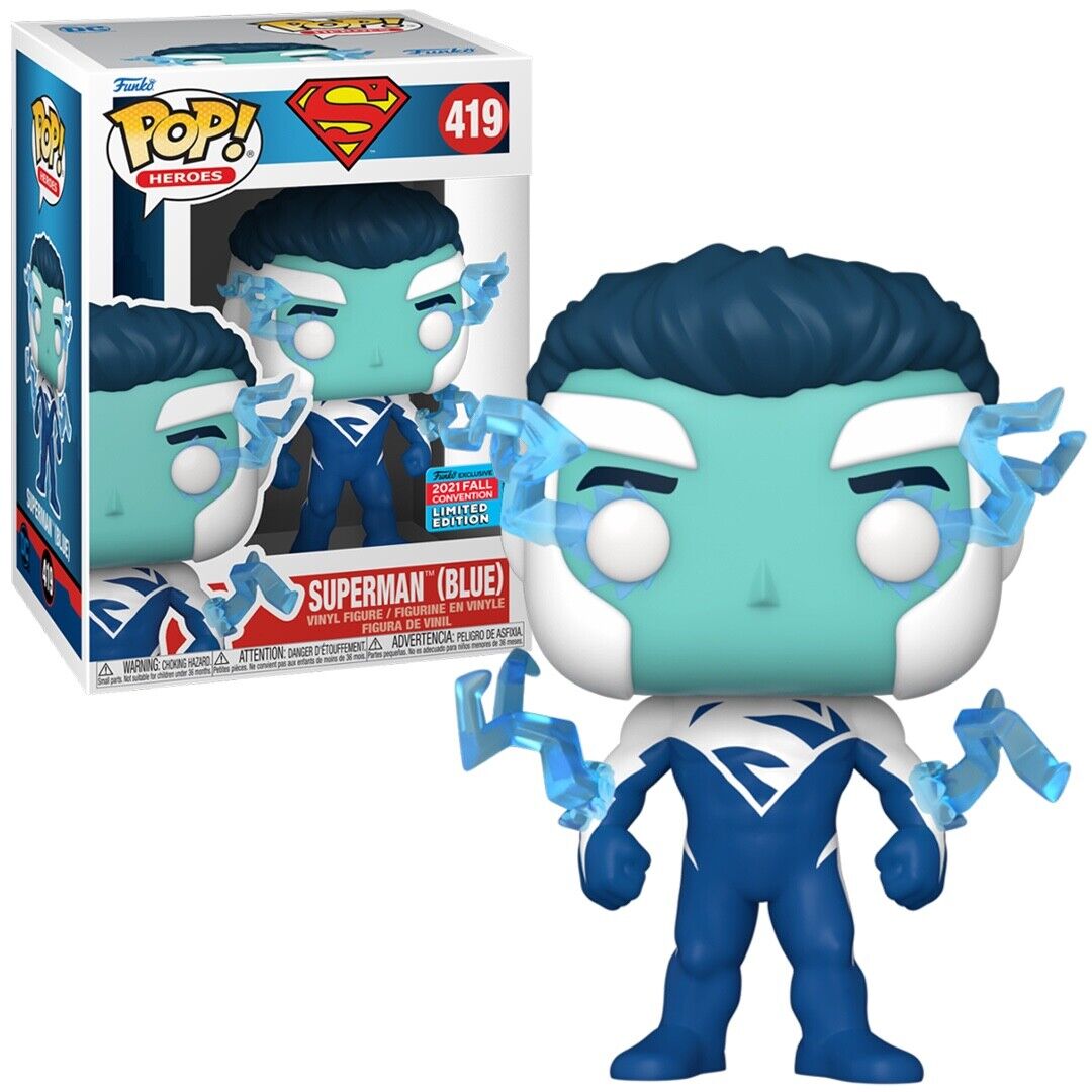 DC Comics Superman (Blue) Funko Pop! Vinyl Figure #419 – Comic Warehouse