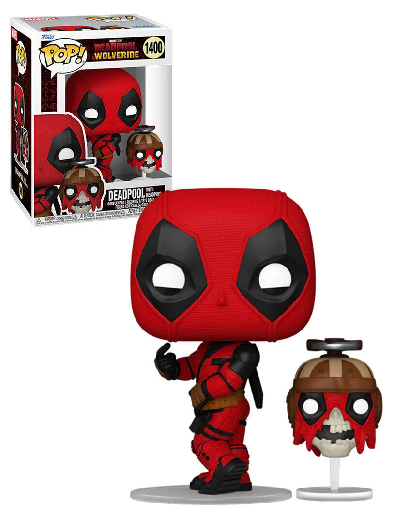 Marvel Deadpool & Wolverine Deadpool (With Headpool) Funko Pop! Vinyl ...