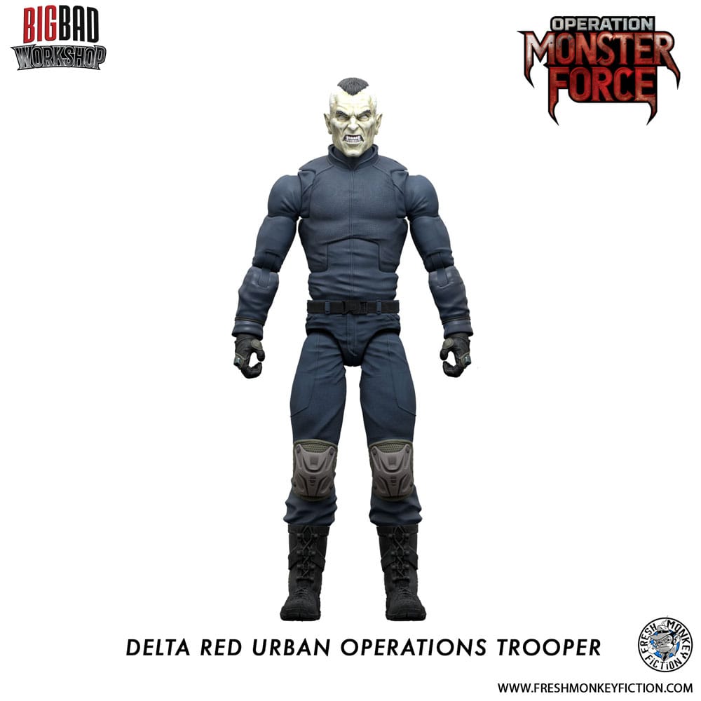 Operation: Monster Force Delta Red Urban Operations Trooper 15 cm 1/12 ...