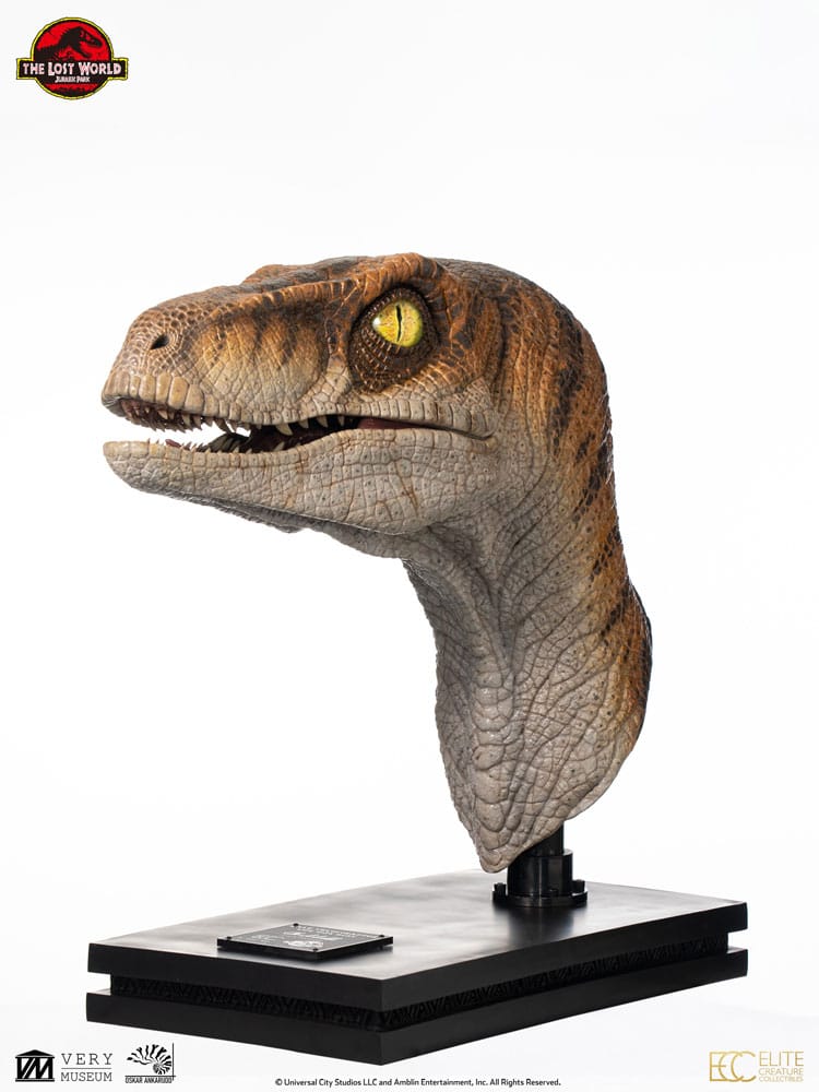 Jurassic Park Male Velociraptor 75 cm Life-Size Bust – Comic Warehouse