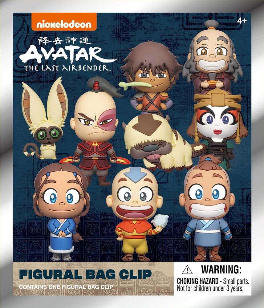 Avatar The Last Airbender Series 1 3D PVC Bag Clips – Comic Warehouse