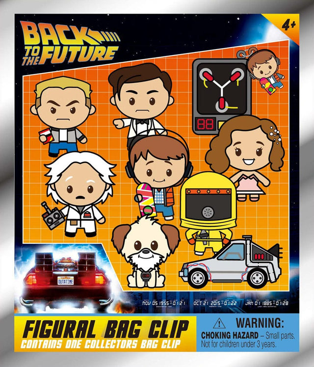 Back to the Future 40th Anniversary Series 1 3D PVC Bag Clip – Comic ...