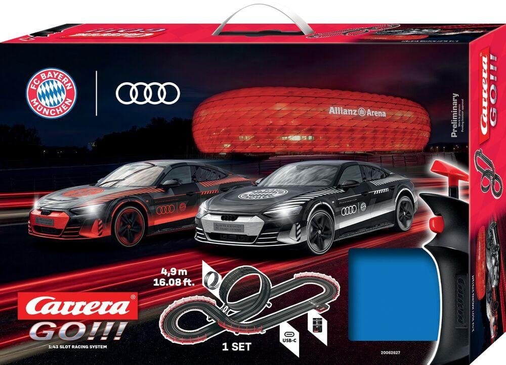 FC Bayern München Carrera GO!!! Race Track Set FC Bayern Racing – Comic ...