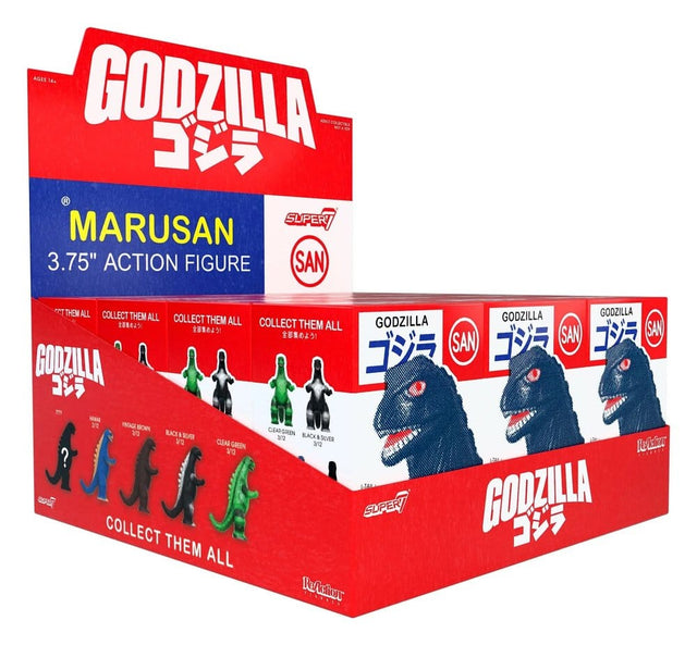 Godzilla Toho (Marusan) Action Figure Blind Box Wave 6 Display (12 ...