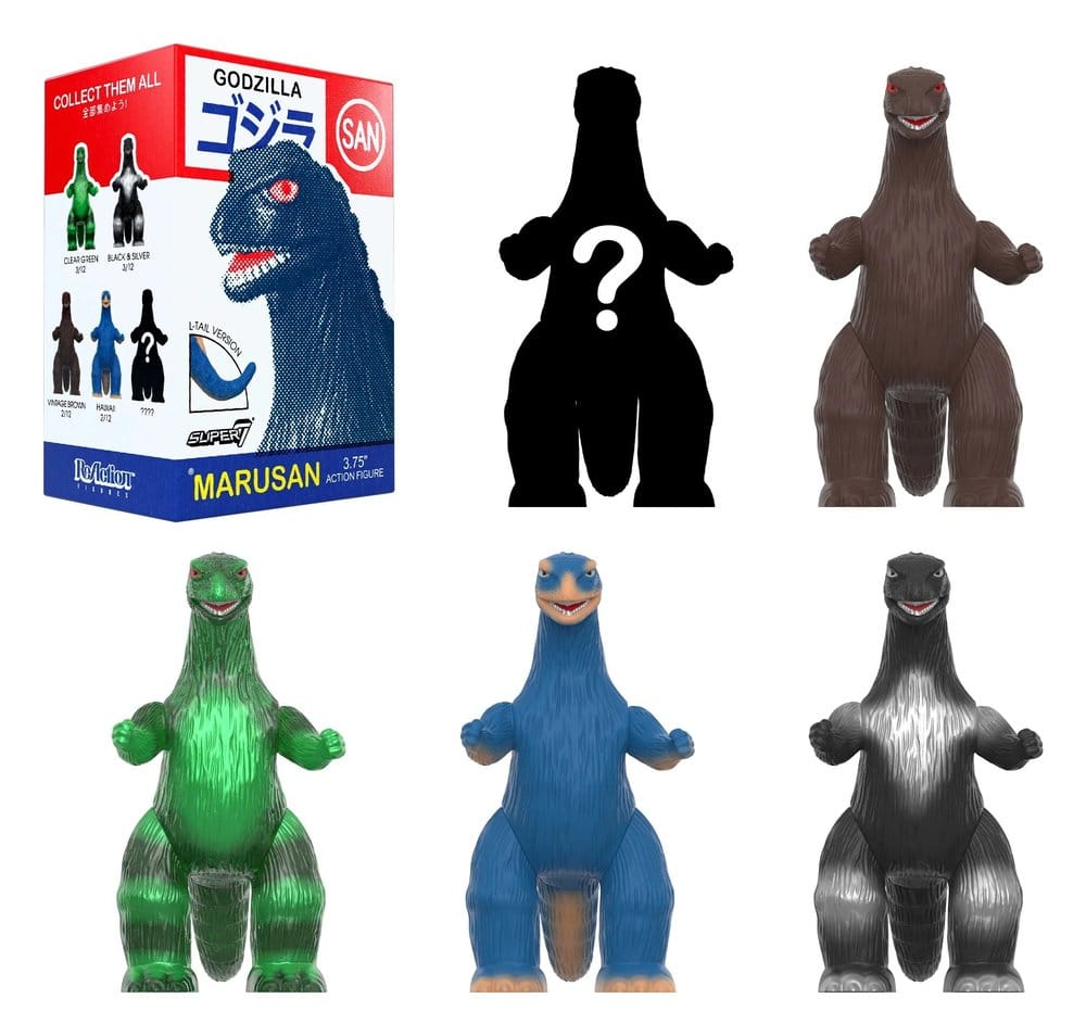 Godzilla Toho (Marusan) Action Figure Blind Box Wave 6 Display (12 ...