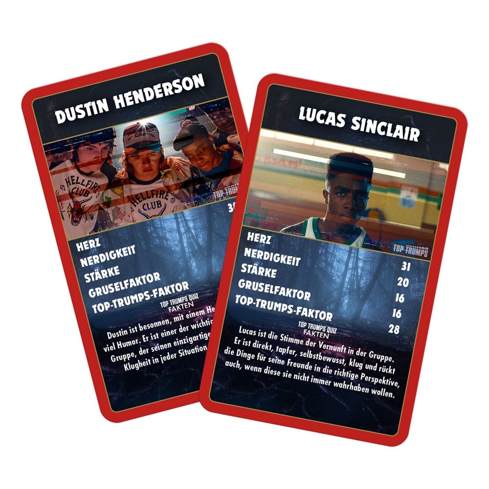 Stranger Things Card Game Top Trumps Collectables *German Version ...