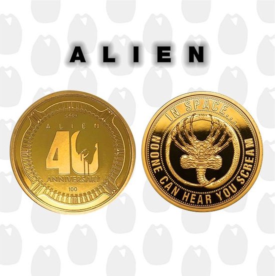 Alien 40th Anniversary Limited Edition Gold Coin MCM Exclusive – Comic ...